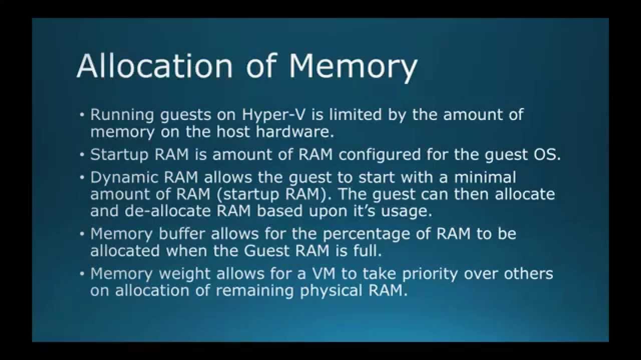 70-410 Objective 3.1 - Create & Configure Virtual Machine Settings in ... 70-410 Objective 3.1 - Create & Configure Virtual Machine Settings in ...